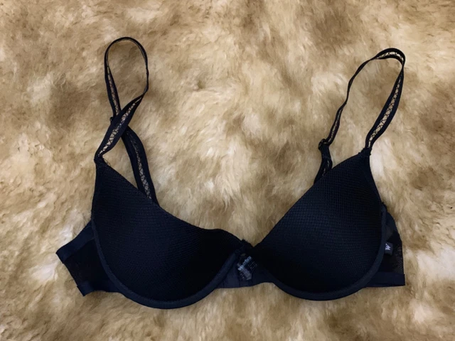 WONDERBRA BLACK PADDED underwired size us /uk 32b eu 70b It 2b £16.99 - PicClick UK