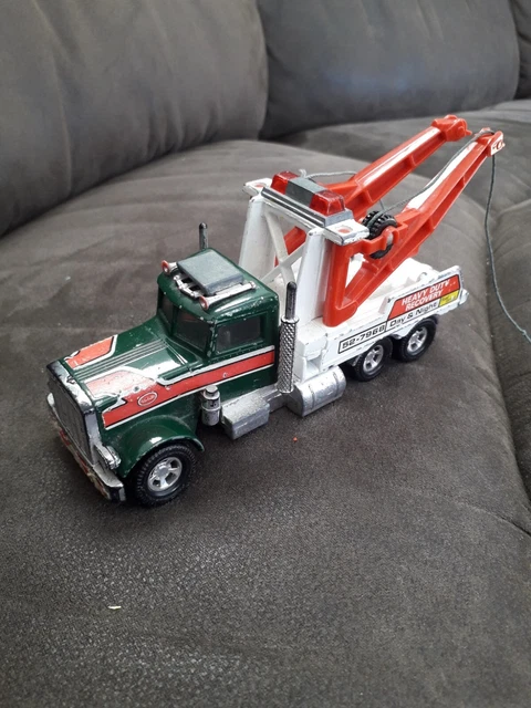 MATCHBOX SUPER KINGS Peterbilt Recovery Tow Truck Wagon, 1978, Police £ ...
