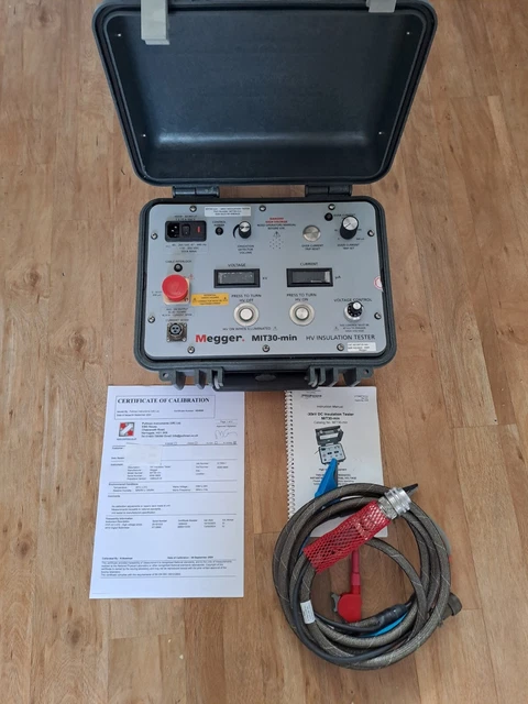 MEGGER MIT30 30-KV High Voltage Resistance Insulation Tester 30kv. VAT ...