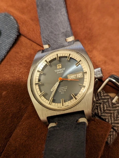 VINTAGE TISSOT SEASTAR PR516 GL Automatic Watch from 1968 - Very Good ...
