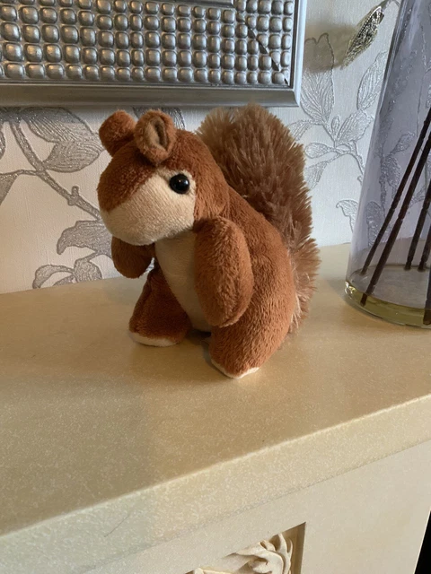 SQUIRREL SOFT TOY Living Nature Cute Small Brown 6” Plush £4.50 ...
