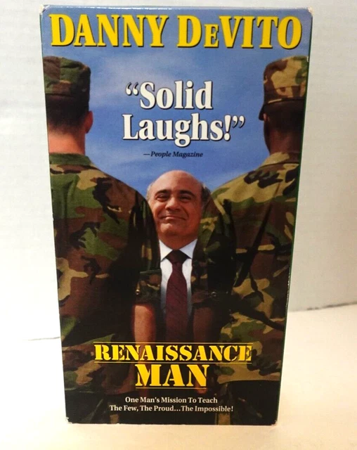 RENAISSANCE MAN (DANNY DeVito) VHS tape (tested) £1.88 - PicClick UK