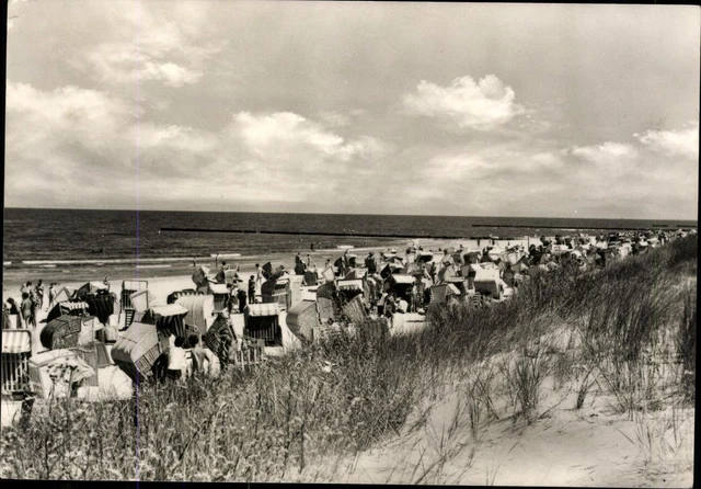CARTOLINA AK SW Zempin Am Strand Ostseebad DDR Seteckl Menta 1971 Foto ...