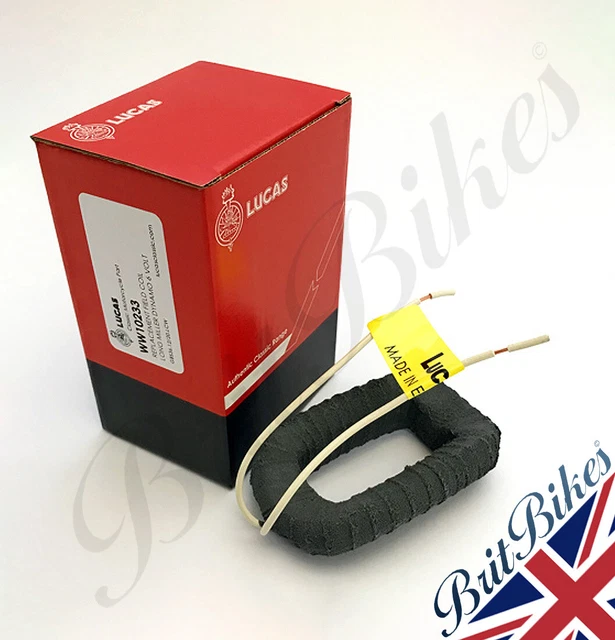 ORIGINALE LUCAS LONG 6V Miller Dinamo Field Bobina D6, Dv - Made In ...