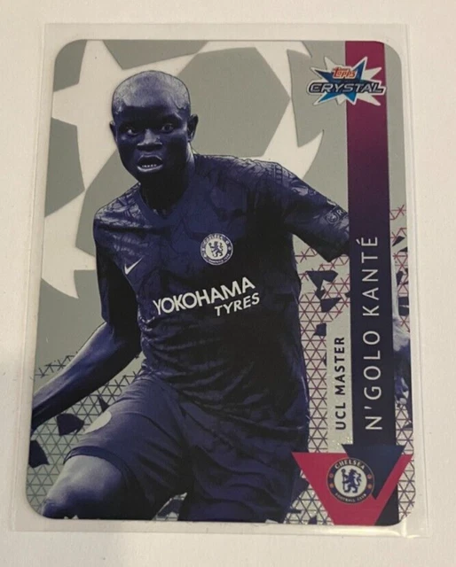CARTE CARD UCL MASTER N'GOLO Kanté Chelsea France TOPPS CRYSTAL 2019 ...