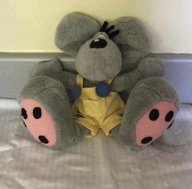 VINTAGE 1990’S GERMAN Diddl Mouse Diddlina Plush Teddy Rare Thomas ...