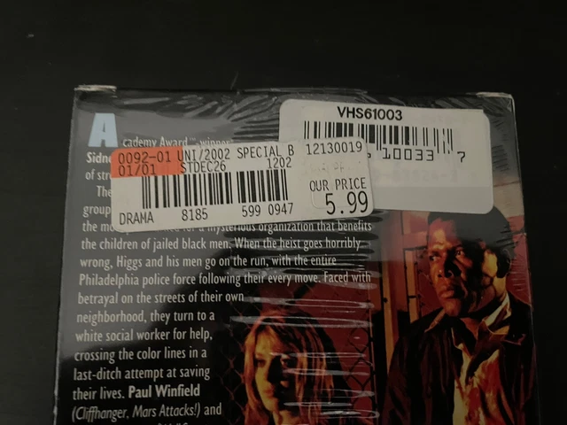 THE LOST MAN Sidney Poitier Jason Higgs VHS NEW Sealed Rare 1969 £31.55 ...