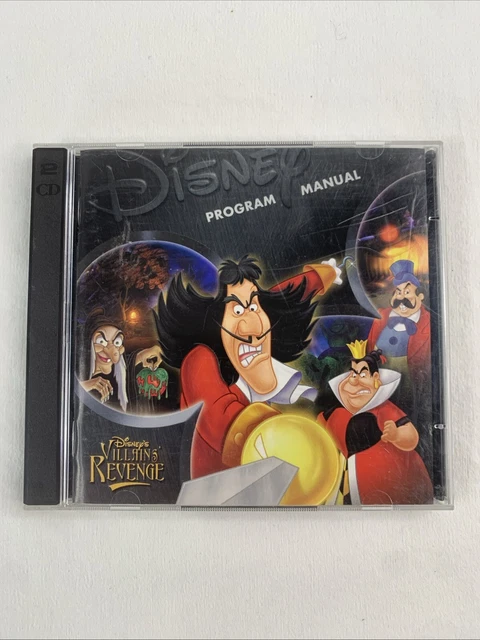 DISNEY'S VILLAINS REVENGE PC Game 2 Disc CD-ROM 1999 Win/MAC Disney ...