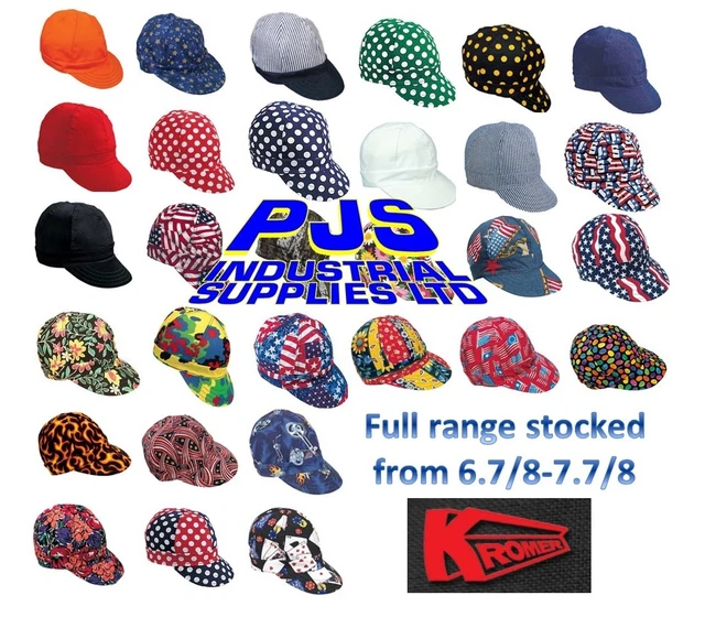 GENUINE KROMER WELDERS welding caps 6.7/8 7 7.1/4 7.3/8 7.1/2 7.5/8 7.3 ...