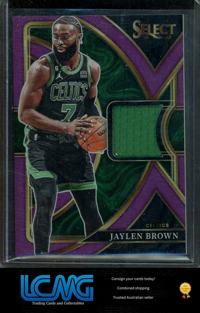 2022-23 PANINI SELECT #SS-JB Jaylen Brown Selective Swatches /99 W5K $0 ...