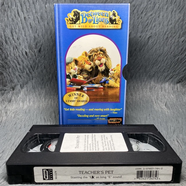 BETWEEN THE LIONS Teacher's Pet VHS Tape Learning Reading Spelling ...