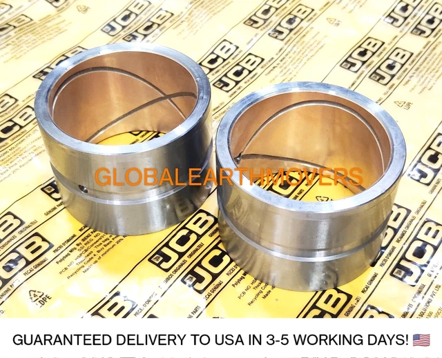 GENUINE JCB KING Post Carriage Bush, Set Of 2 Pcs. (Part # 831/10211 ...