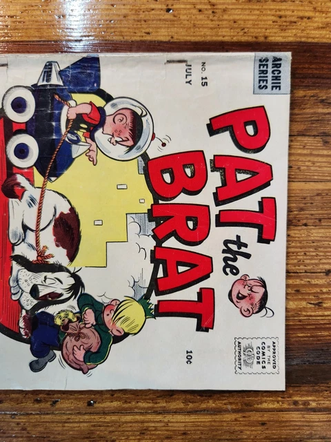 PAT THE BRAT #15 1956- Archie-Comics-games-puzzles-Dennis the Menace ...