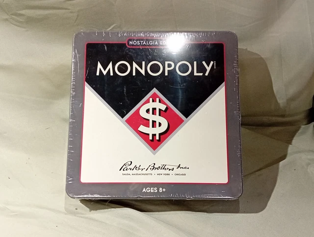 MONOPOLY NOSTALGIA EDITION Monopoly Tin 1937 American Monopoly Limited ...