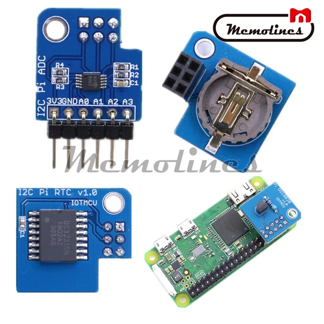 DS3231 RTC ADS1115 ADC I2C IIC DS18B20 Temperature Sensor Module ...