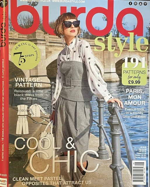 BURDA STYLE MAGAZINE Issue August 2025 £14.99 - PicClick UK