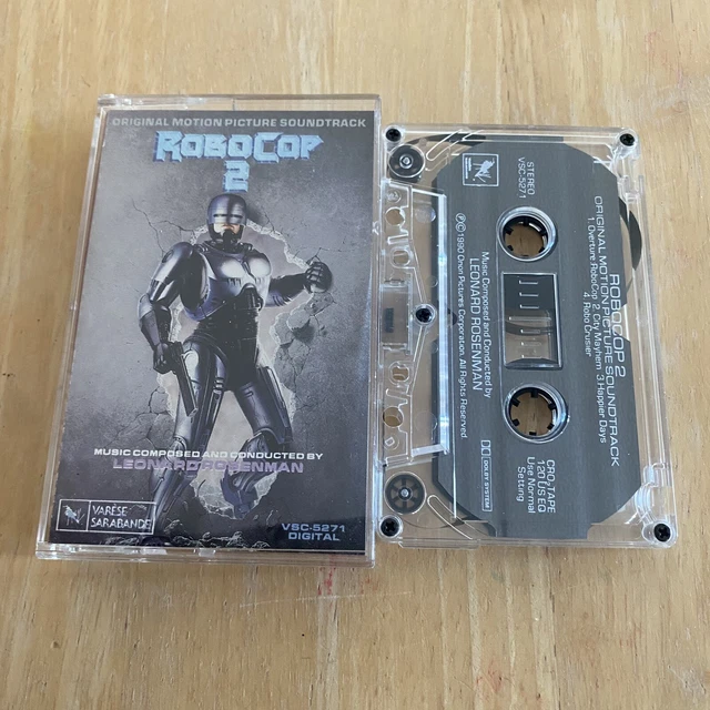 ROBOCOP 2 SOUNDTRACK Cassette Tape Rare USA VERSION UK seller £16.50 ...