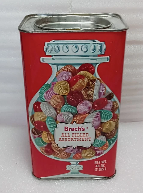 VINTAGE BRACH'S ALL Filled Assortment Confections Hard Candies Tin ...