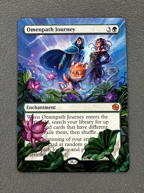 OMENPATH JOURNEY MTG The Big Score Hand Painted Altered Borderless ...