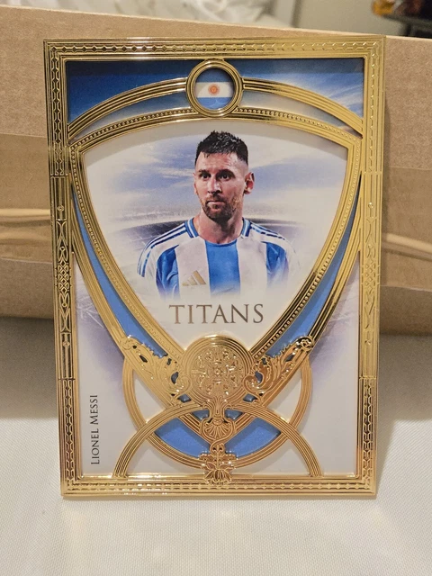 LIONEL MESSI FUTERA 2024 Unique Gold Frame Card 1/10!! £280.00 ...