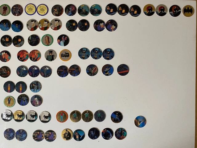 70 POGS BATMAN DC Comics 1995 EUR 35,00 - PicClick FR