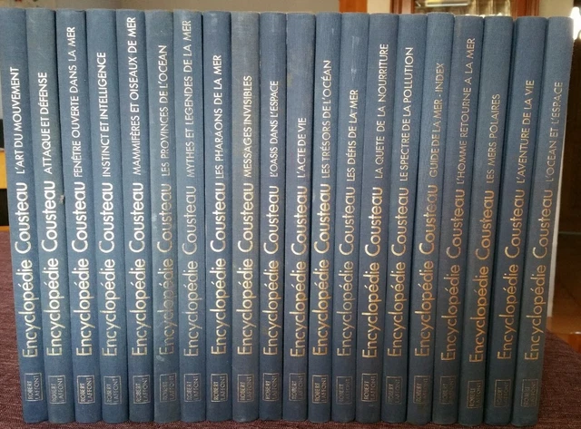 LIVRES, ENCYCLOPÉDIE COMPLÈTE en 20 volumes de COUSTEAU, éd. LAFFONT, 1976 EUR 65,00 - PicClick FR