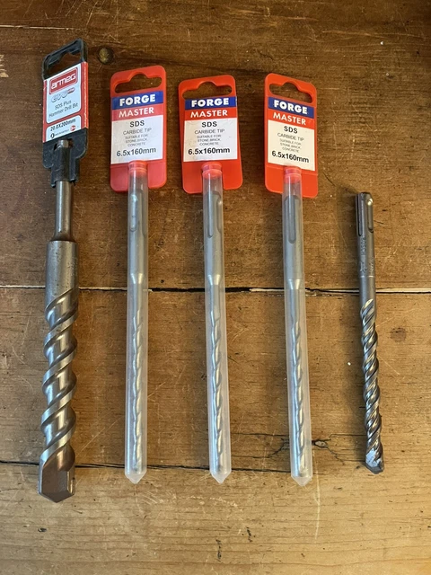 SDS DRILL BITS , Sizes In Pictures , Bosch Is 10mm , Job Lot £11.12 ...