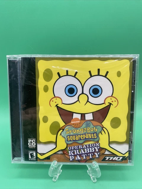 SPONGEBOB SQUAREPANTS OPERATION Krabby Patty PC CD Rom Nickelodeon Game ...