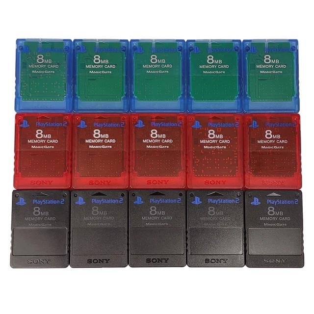 SONY PLAYSTATION 2 Memory Card PS2 Genuine Official MagicGate 8MB SCPH ...