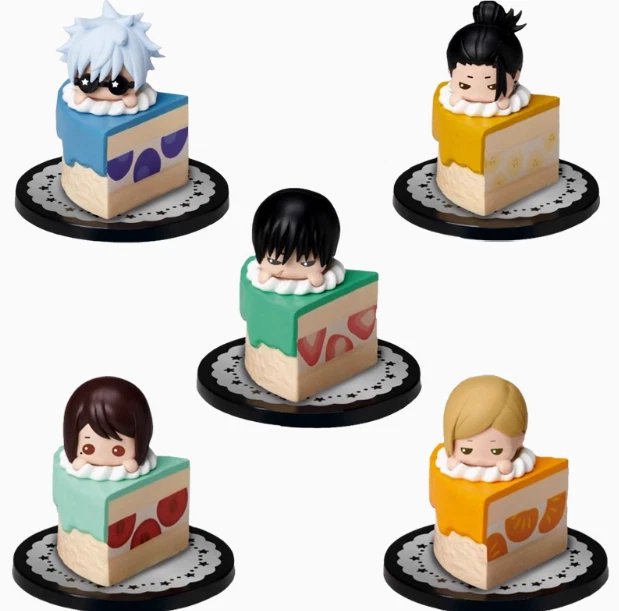 JUJUTSU KAISEN FUSHIGURO Toji Satoru Gojo Five Cake Gashapon Capsule ...