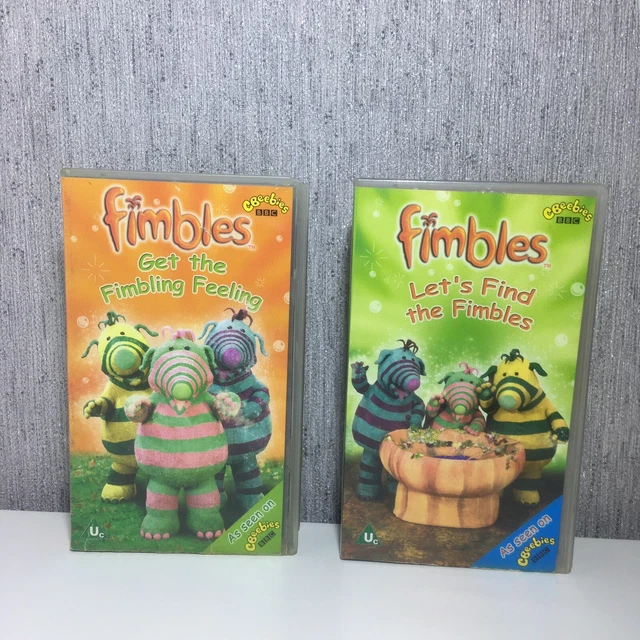 FIMBLES VHS BUNDLE GET THE FIMBLING FEELING LETS FIND THE FIMBLES BBC ...