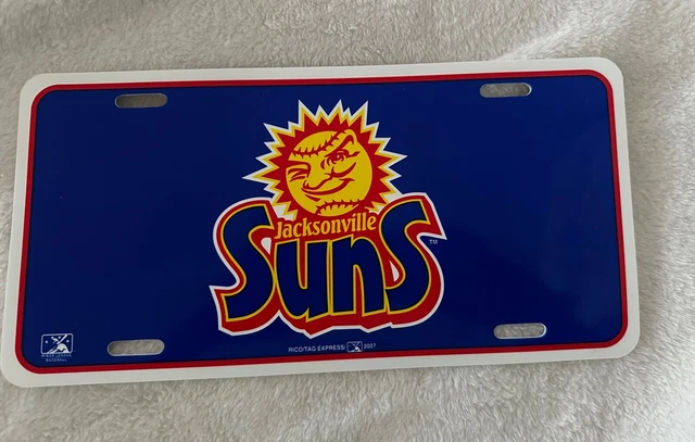 2007 JACKSONVILLE SUNS Minor League Baseball License Plate (Plastic ...