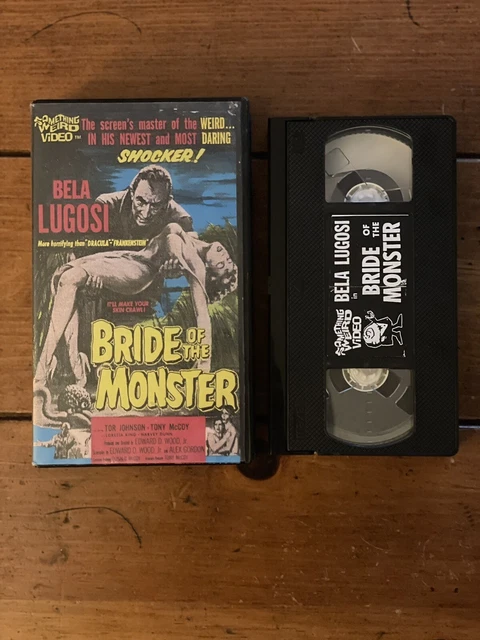 BRIDE OF THE Monster (VHS, 1993, Something Weird Video) Bela Lugosi ...