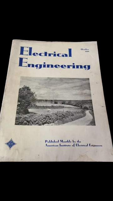 ELECTRICAL ENGINEERING MAGAZINE October 1934 by American Institute ...
