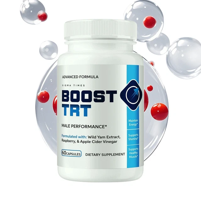 BOOST TRT PILLS for Men, BoostTRT Advanced Male Health Support 60ct £10 ...