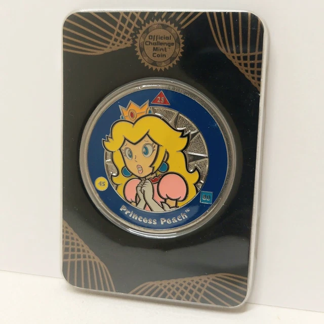 SUPER MARIO BROS Challenge Coin - PRINCESS PEACH (Enterplay, 2016 ...