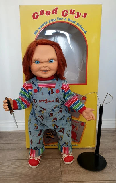 RARE MEDICOM LIFE Size 1:1 Chucky Prop Replica Doll Good Guy Box Child ...