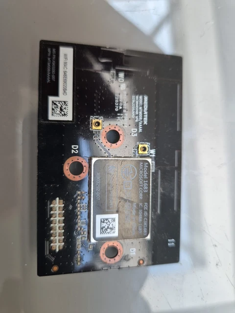 XBOX ONE S Model 1683 Wi-Fi Module PCB Board Genuine Replacement Part ...