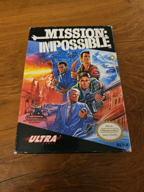 MISSION: IMPOSSIBLE (NINTENDO Entertainment System, 1990) CIB with Manual $39.99 - PicClick CA