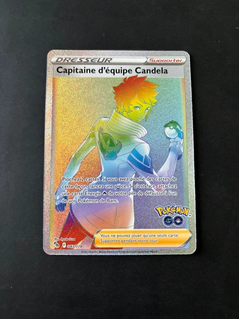 CARTE POKÉMON CAPITAINE d'équipe Candela 083/078 Pokémon GO EB10.5 secrète EUR 1,50 - PicClick FR