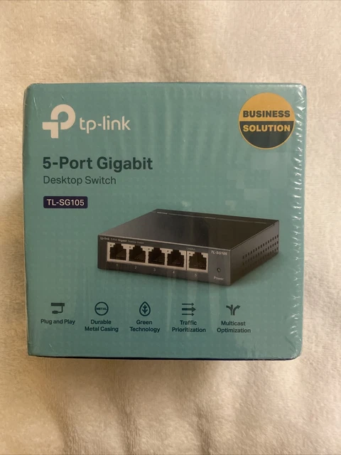 TP-LINK TECHNOLOGIES 5-PORT Gigabit Desktop Ethernet Desktop Switch (TL ...