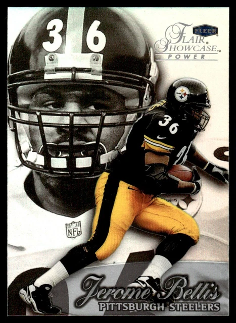 1999 FLAIR SHOWCASE B Jerome Bettis Pittsburgh Steelers #4 EUR 1,60 ...