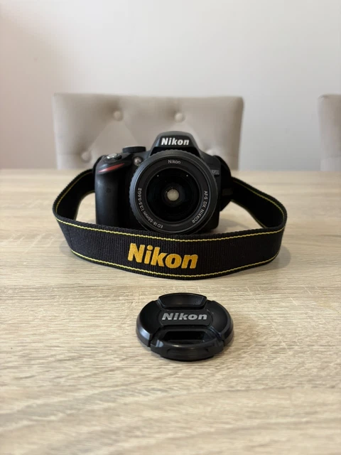 NIKON D3200 DSLR Camera + 18-55mm Lens - Used - Excellent Condition £ ...