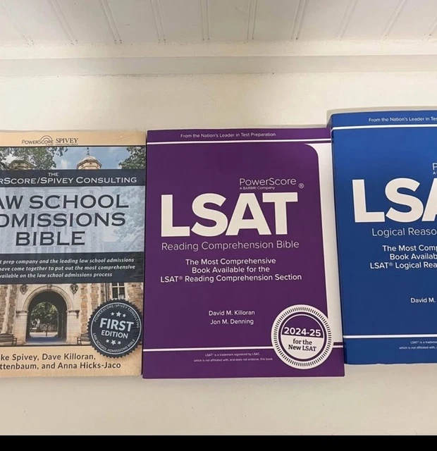 LSAT POWERSCORE DUOLOGY 2024-2025 Plus Admissions bible New Unused £38. ...