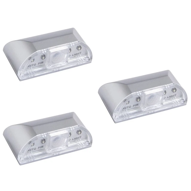 3 PCS DOOR Security Devices Lock Light Small Wall Lamp Infrared Sensor ...