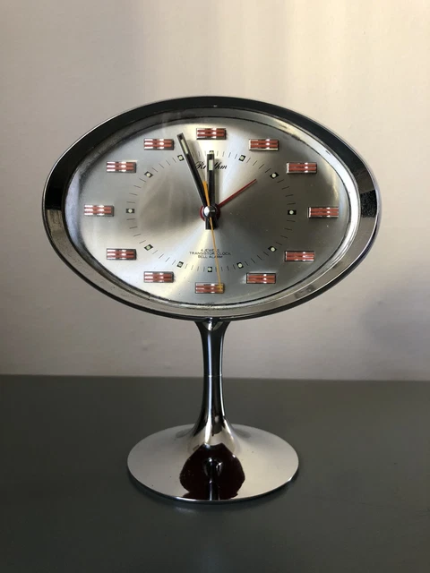 OROLOGIO SVEGLIA RHYTHM Transistor Clock Tipo Tokyo Tokei Vintage Space ...
