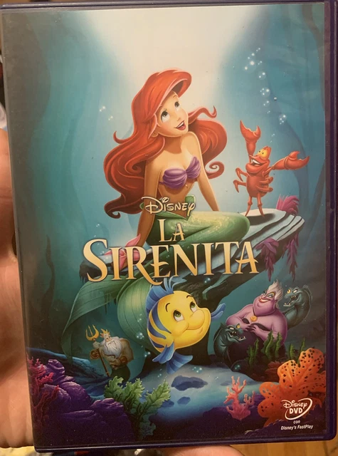 LA SIRENITA (THE Little Mermaid) Disney Dvd Espanol Spanish Movie ...
