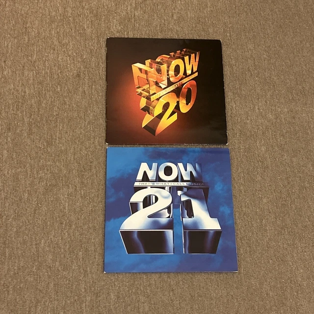 NOW THATS WHAT I Call Music Original Early Press Now 20,21 Vinyl Record ...