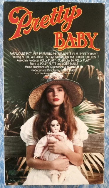 RARE PRETTY BABY VHS 1978 Brooke Shields Keith Carradine Barbara Steele ...