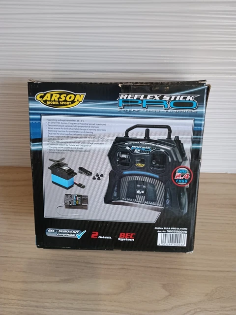 CARSON MODEL SPORT Reflex Stick Pro 2.4 Bec - Tamiya Kit Compatible £42 ...